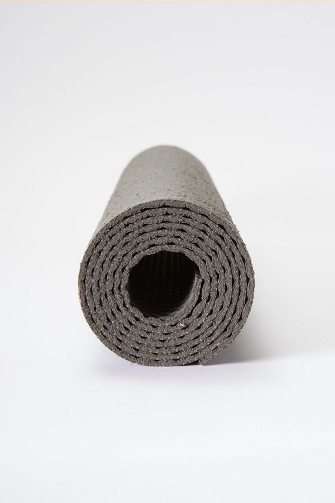 Jute & Rubber Yoga Mat - Grey - Supawell